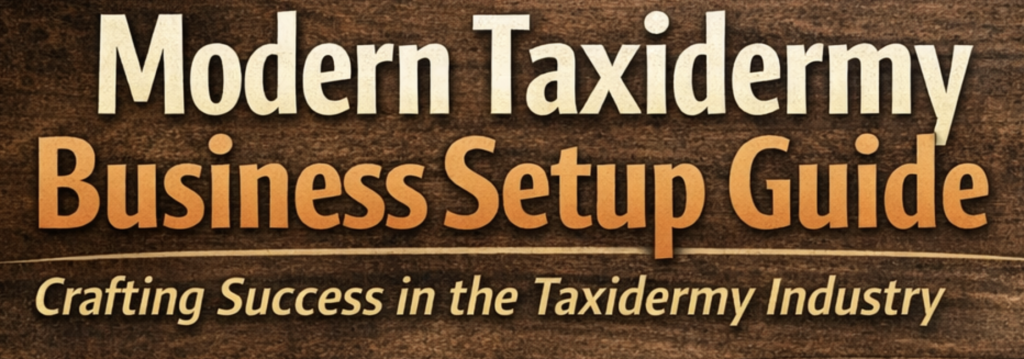 The Modern Taxidermy Business Setup Guide - Taxidermy Talk